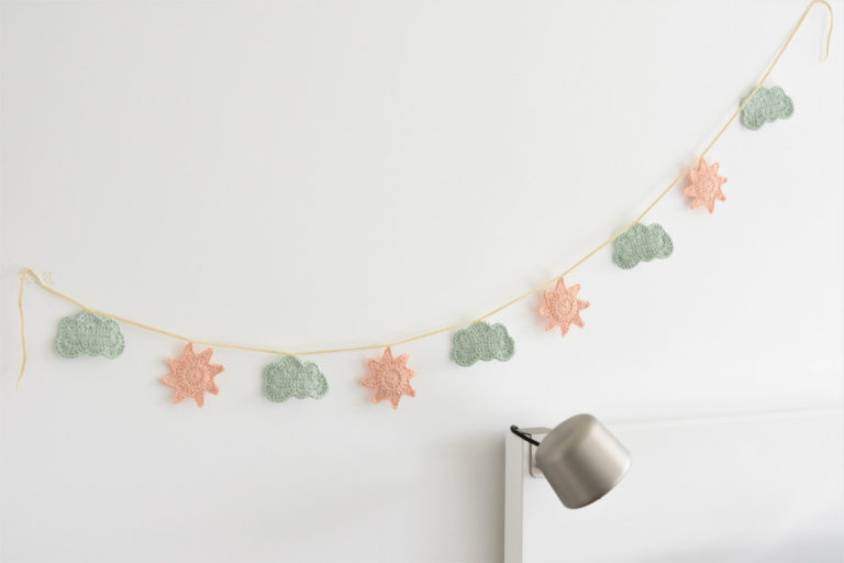 Sunny day garlands for kids room | lilleliis