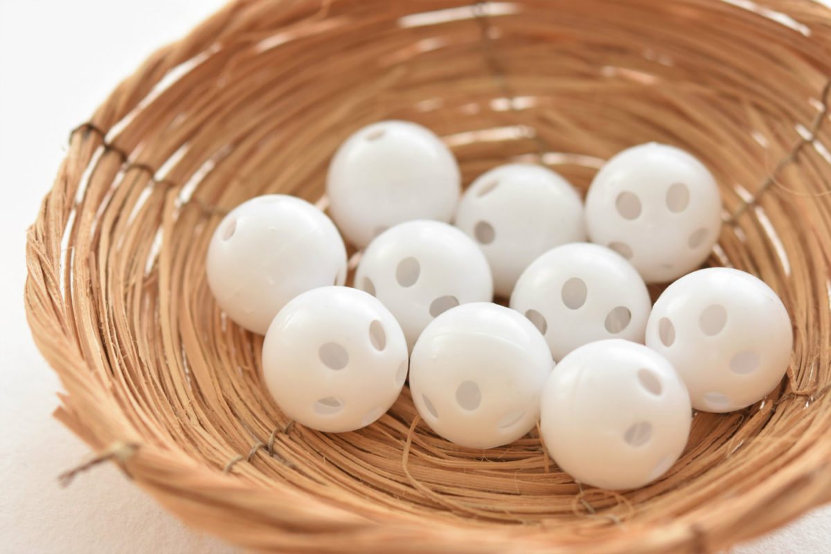 Plastic rattle insert, 24mm, 10pcs | Noise maker for baby toys | lilleliis