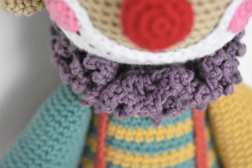 Chatterbox the Clown | Amigurumi clown pattern | lilleliis