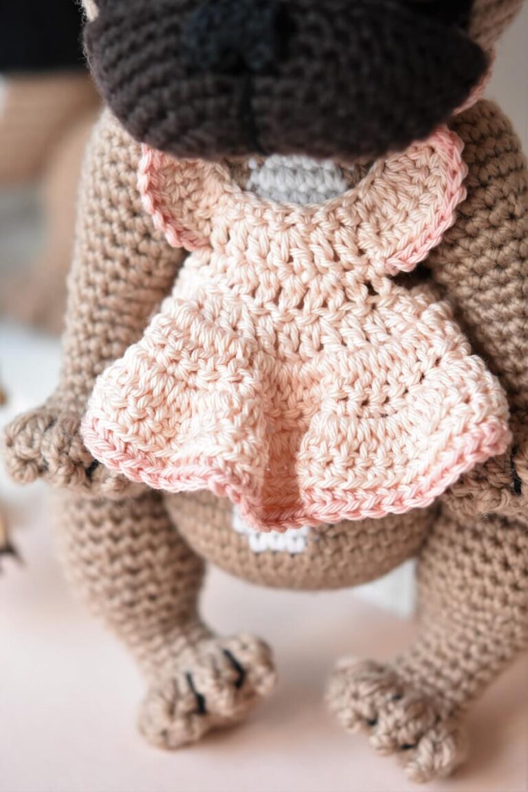 Amigurumi French bulldog | Crochet pattern | lilleliis